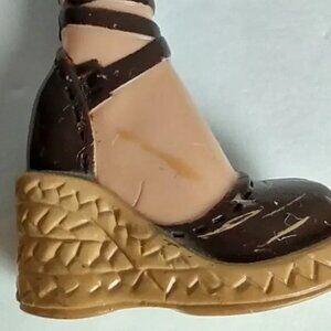 Barbie | Toys | Barbie My Scene Doll Shoes Lace Up Strappy Wedge ...